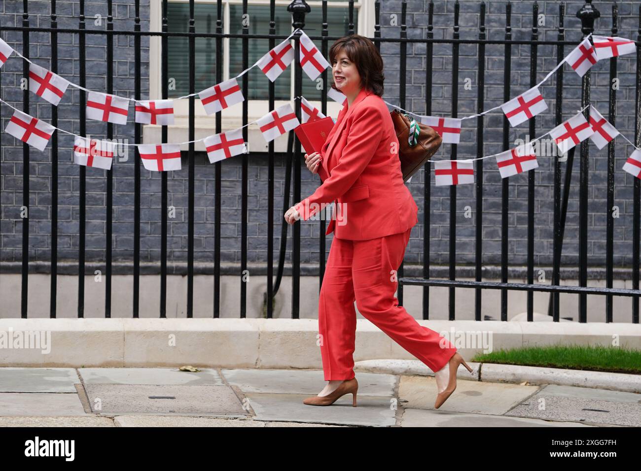 Leader of the House of Commons Lucy Powell arriving in Downing Street ...