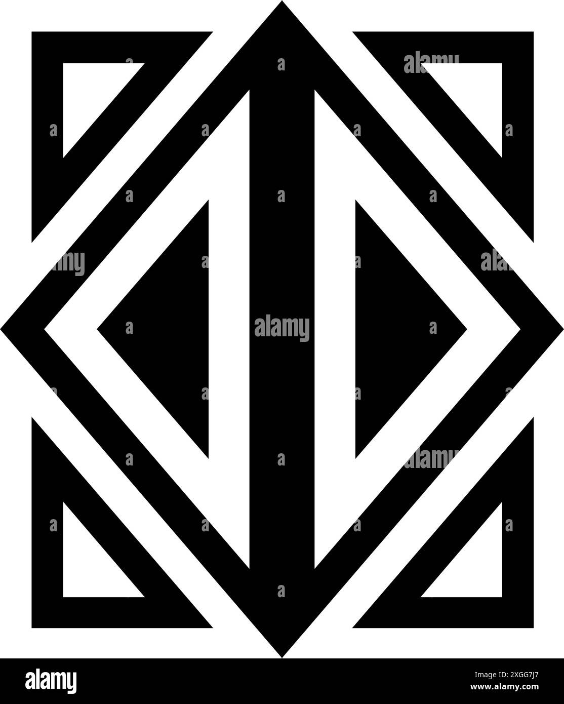 Zimbabwe pattern motif sign illustration Stock Photo - Alamy