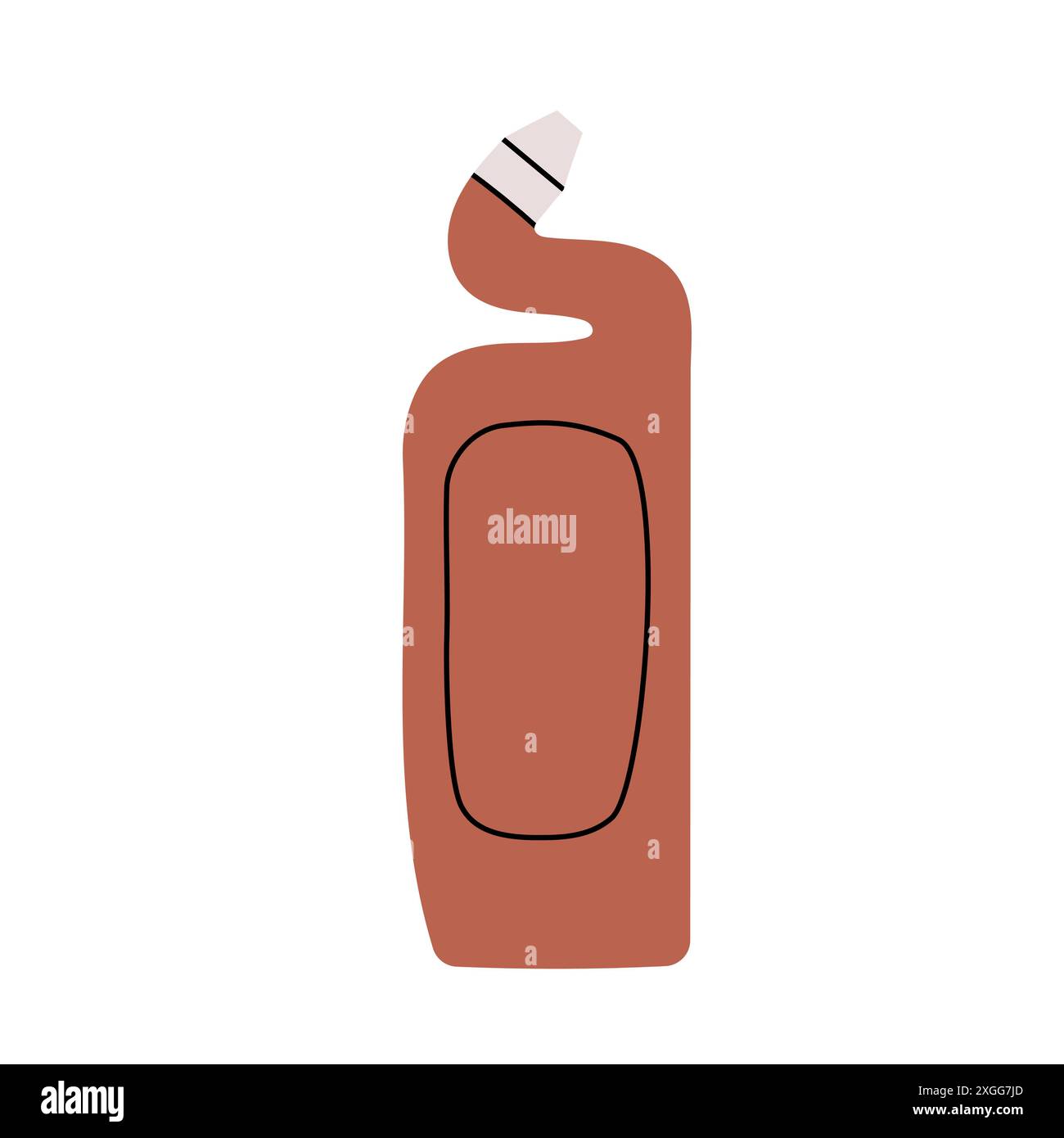 Cartoon detergent bottle cleaner Cut Out Stock Images & Pictures - Alamy