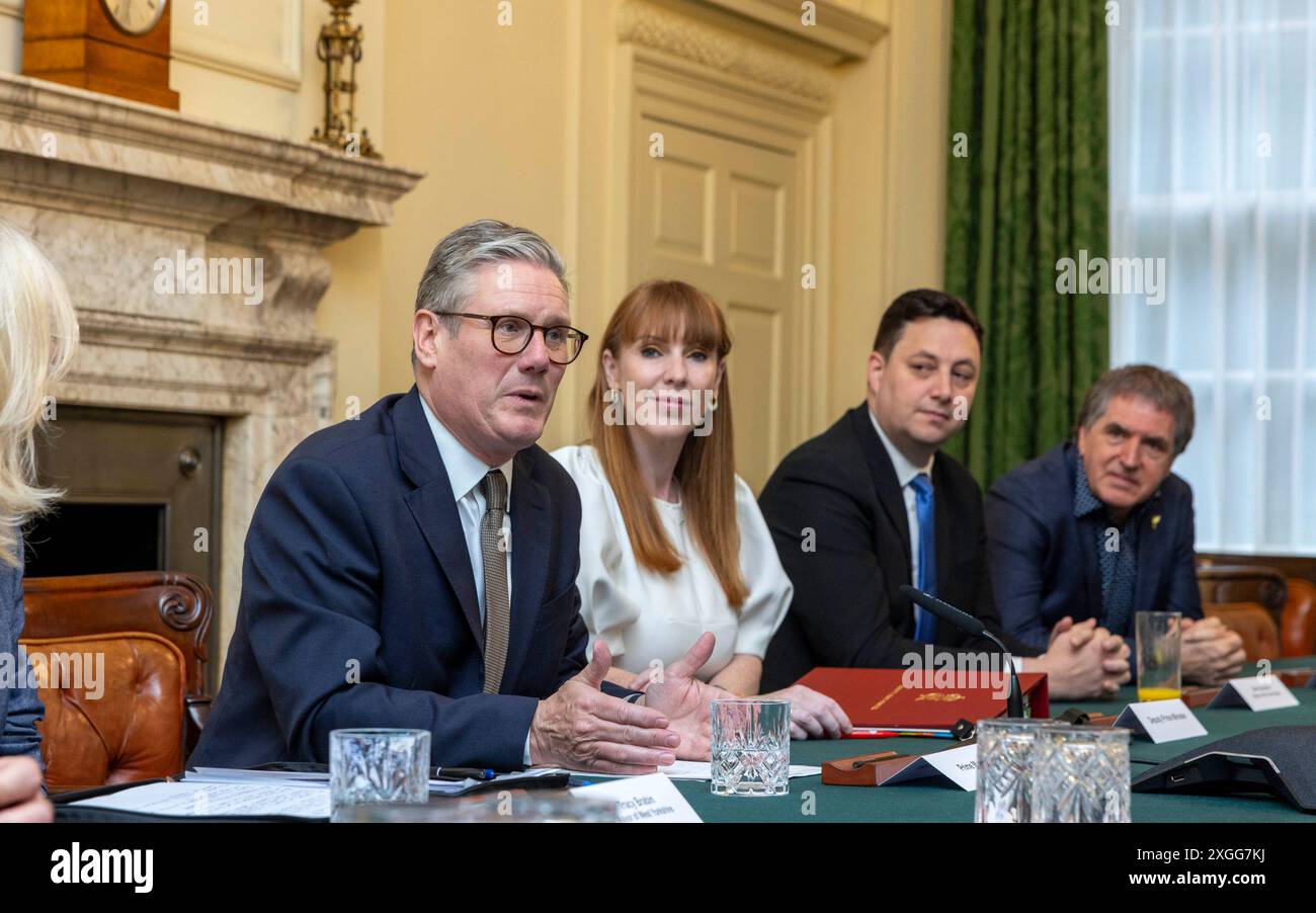 Prime Minister Sir Keir Starmer (left) and Deputy Prime Minister Angela ...