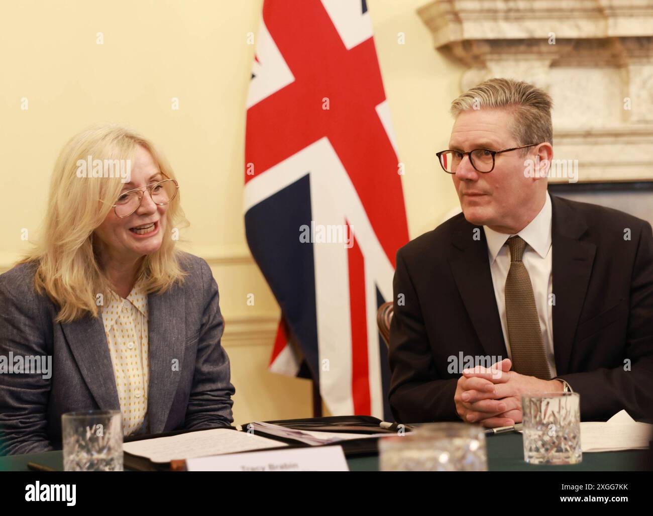 Prime Minister Sir Keir Starmer and Tracy Brabin Mayor of West ...