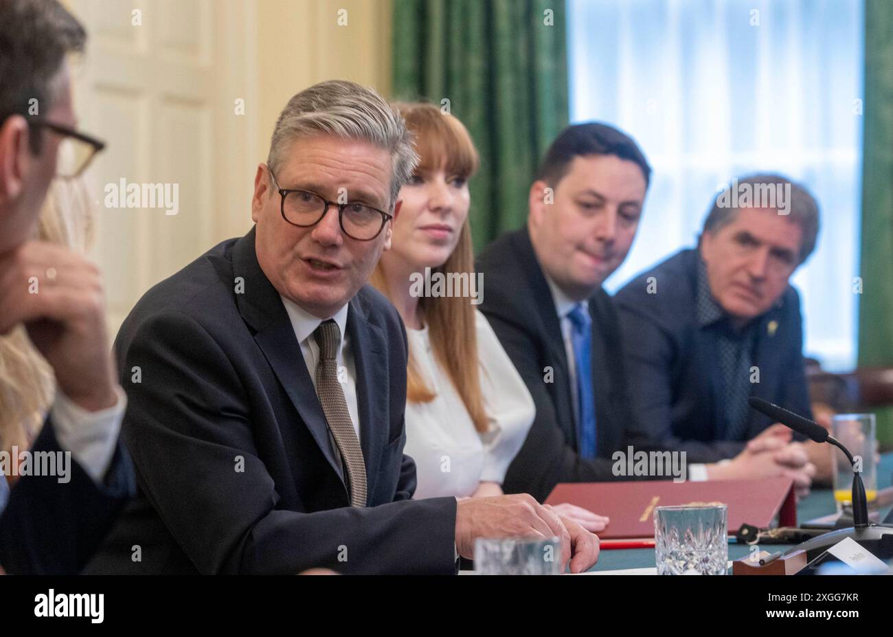 Prime Minister Sir Keir Starmer (left) and Deputy Prime Minister Angela ...