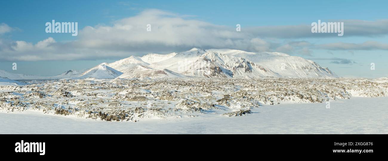 Snow covered lava hi-res stock photography and images - Alamy