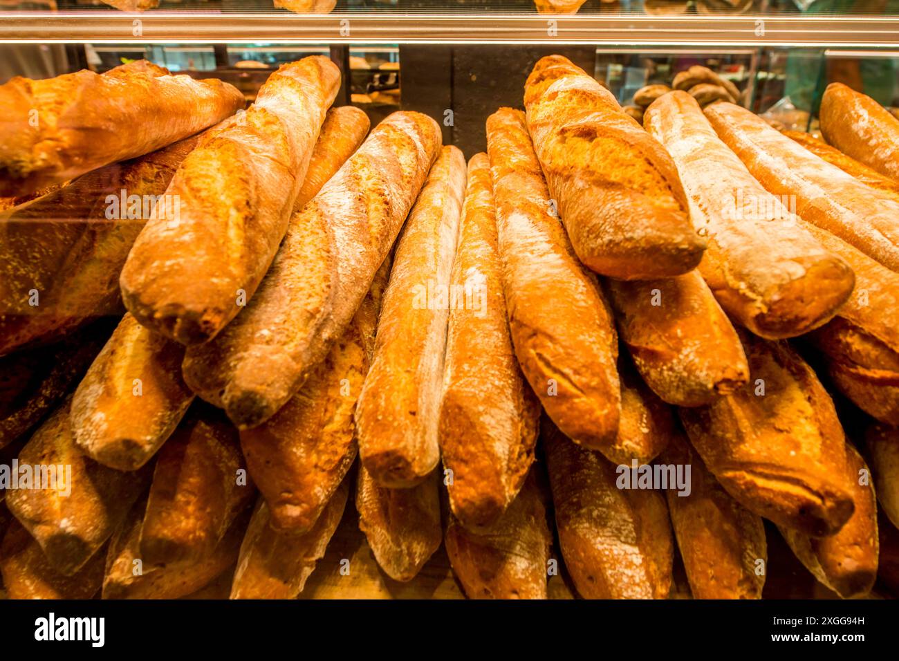 Bread for sale at the Mercat de Sant Josep de la Boqueria, Barcelona's ...
