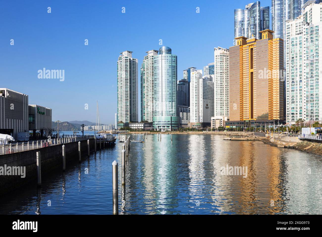 Skyscrapers of Marine City, Busan, South Korea, Asia Stock Photo - Alamy