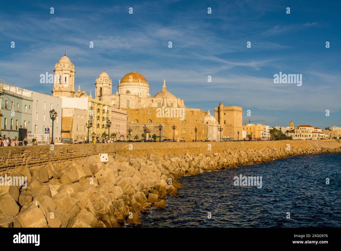 The Catedral de la Santa Cruz (Cathedral of the Holy Cross) along San ...