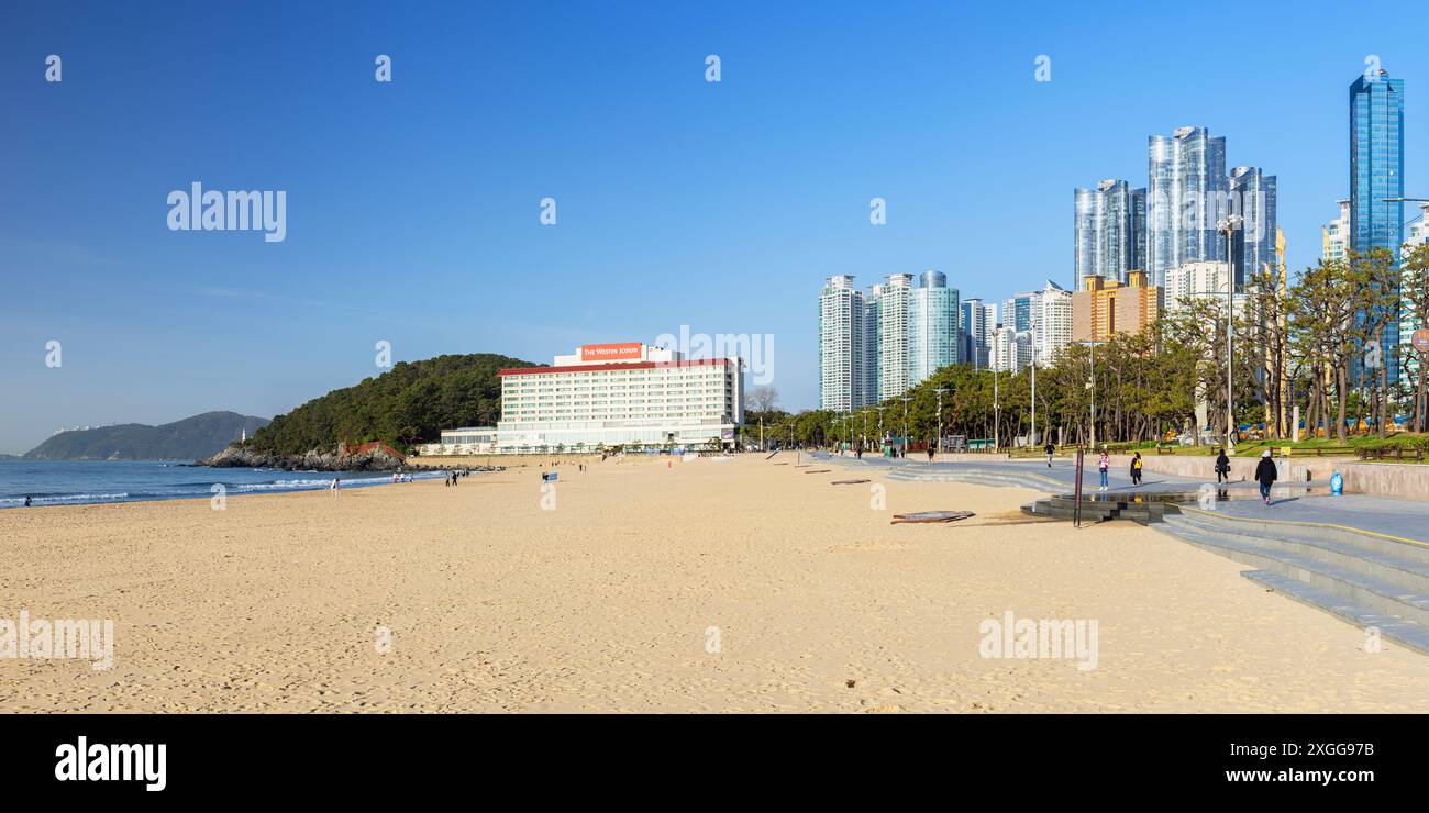 Haeundae Beach, Busan, South Korea, Asia Stock Photo - Alamy