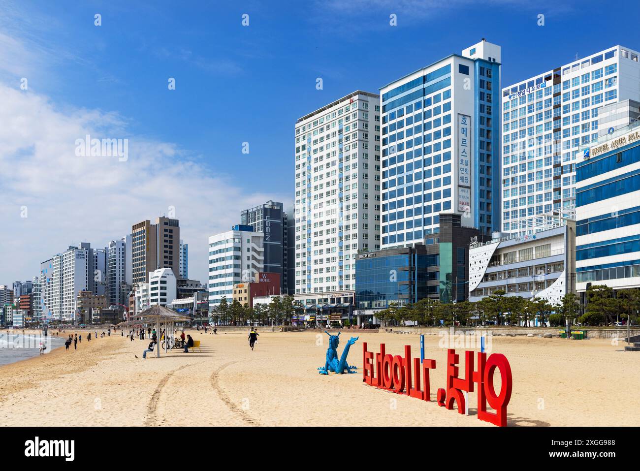 Haeundae beach, busan hi-res stock photography and images - Alamy
