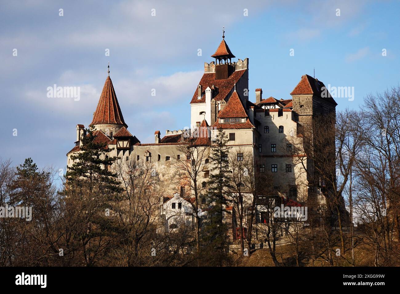 Bran Castle, (Dracula Castle) built by Saxons in 1377 who were given ...