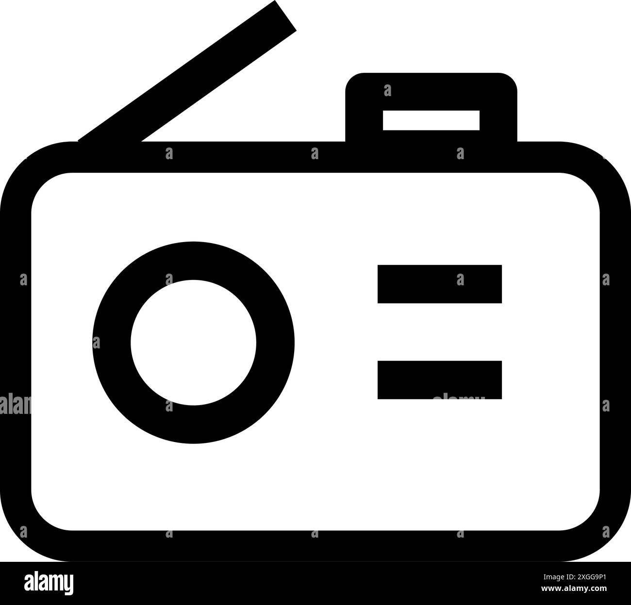 Radio station logo Black and White Stock Photos & Images - Alamy