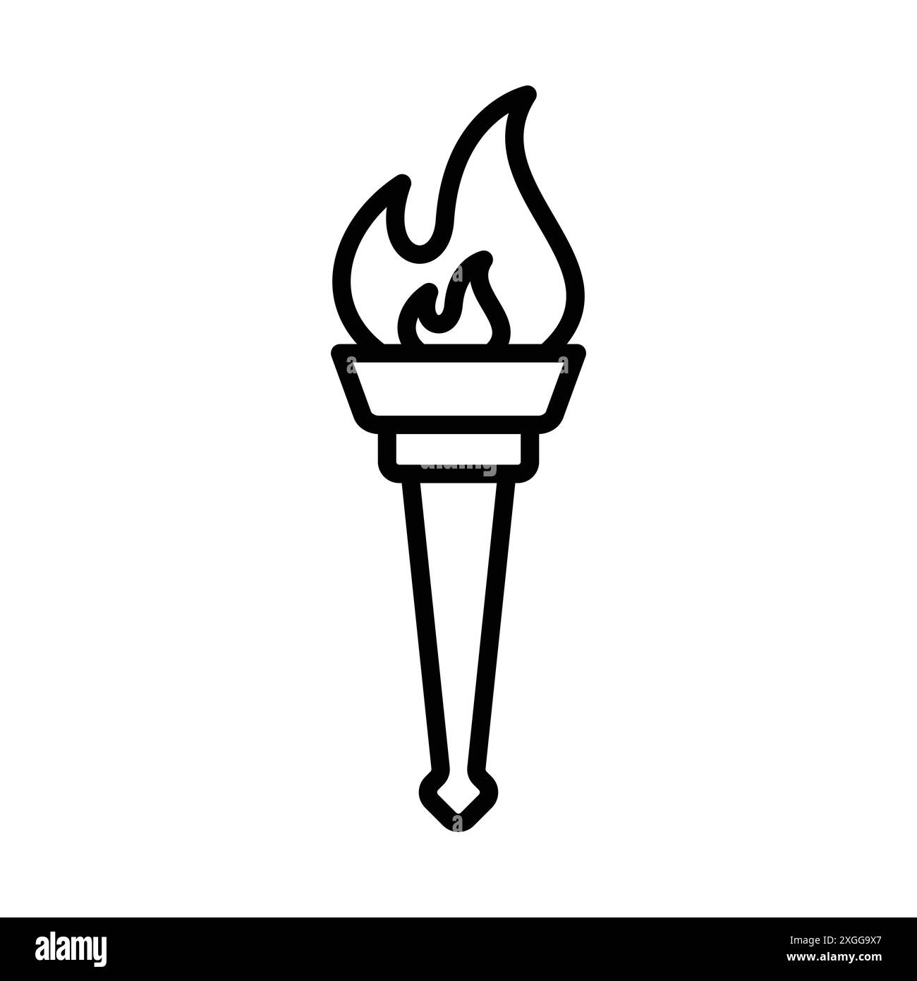 Torch icon hi-res stock photography and images - Alamy