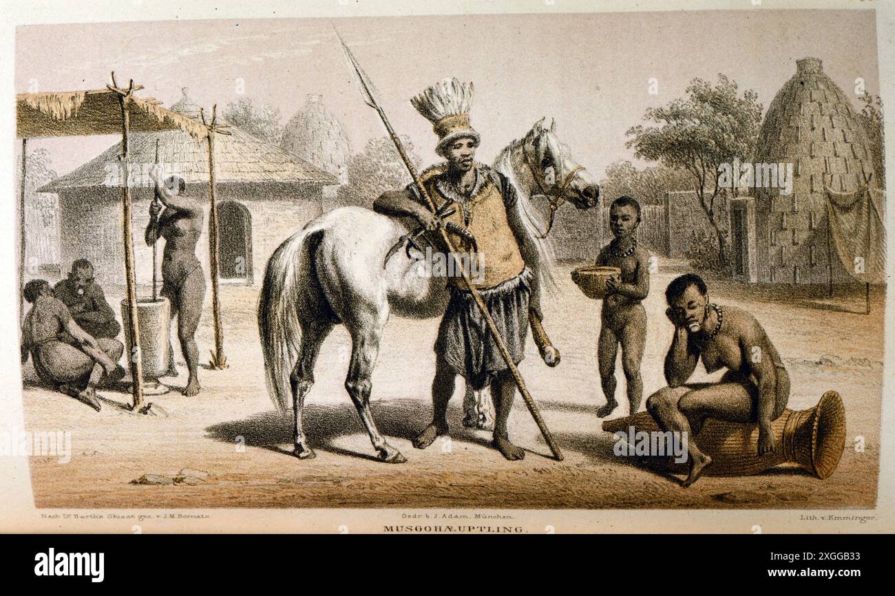 geography / travel, Cameroon, people, chieftain of the Musgo tribe ...