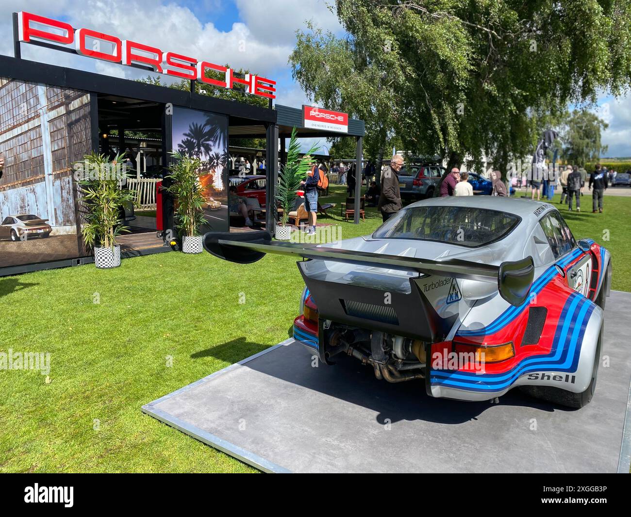 Flat6 show. Set on the nostalgic lawns of Goodwood Motor Circuit, Flat ...