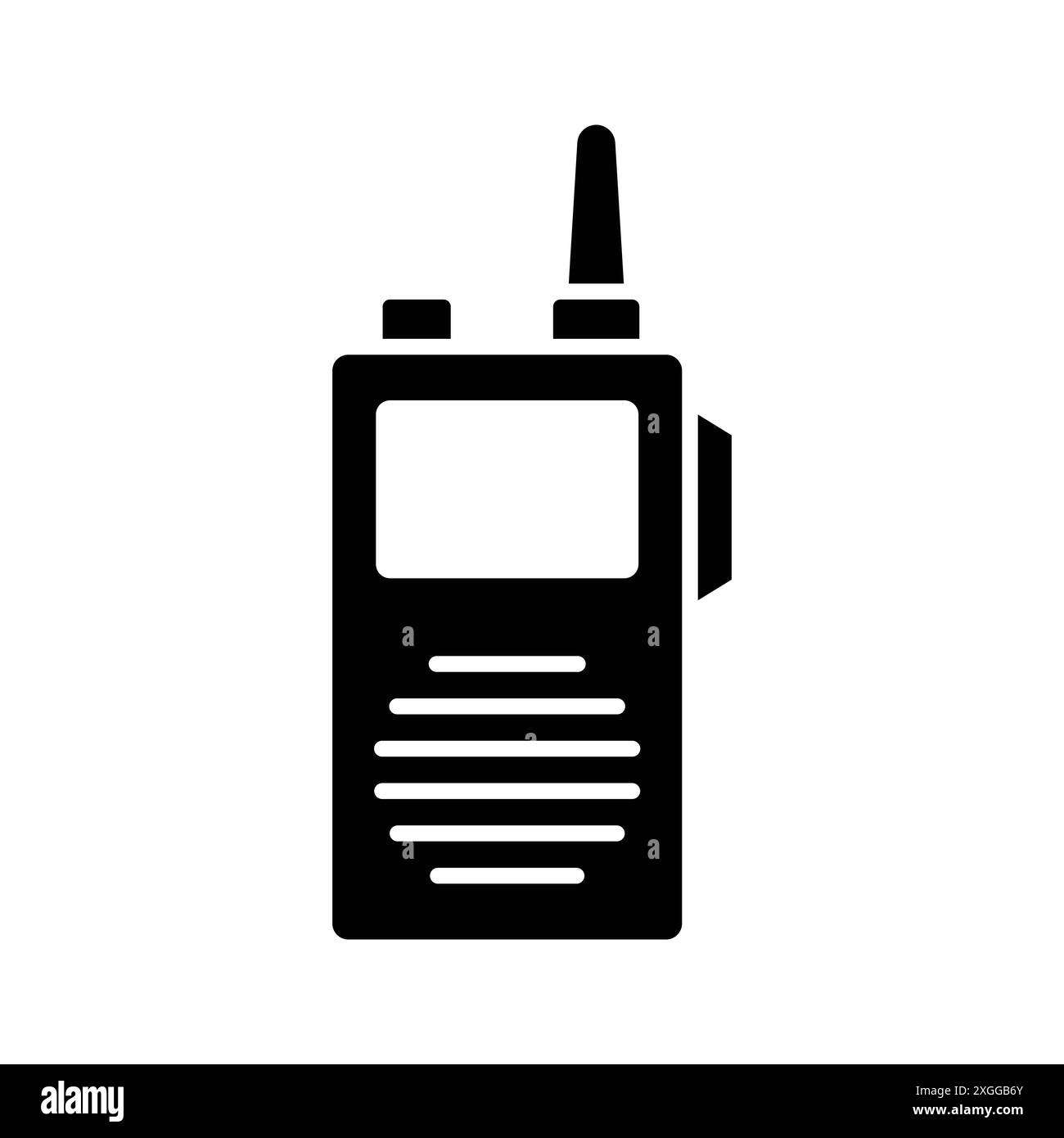 walkie talkie icon vector design template in white background Stock ...