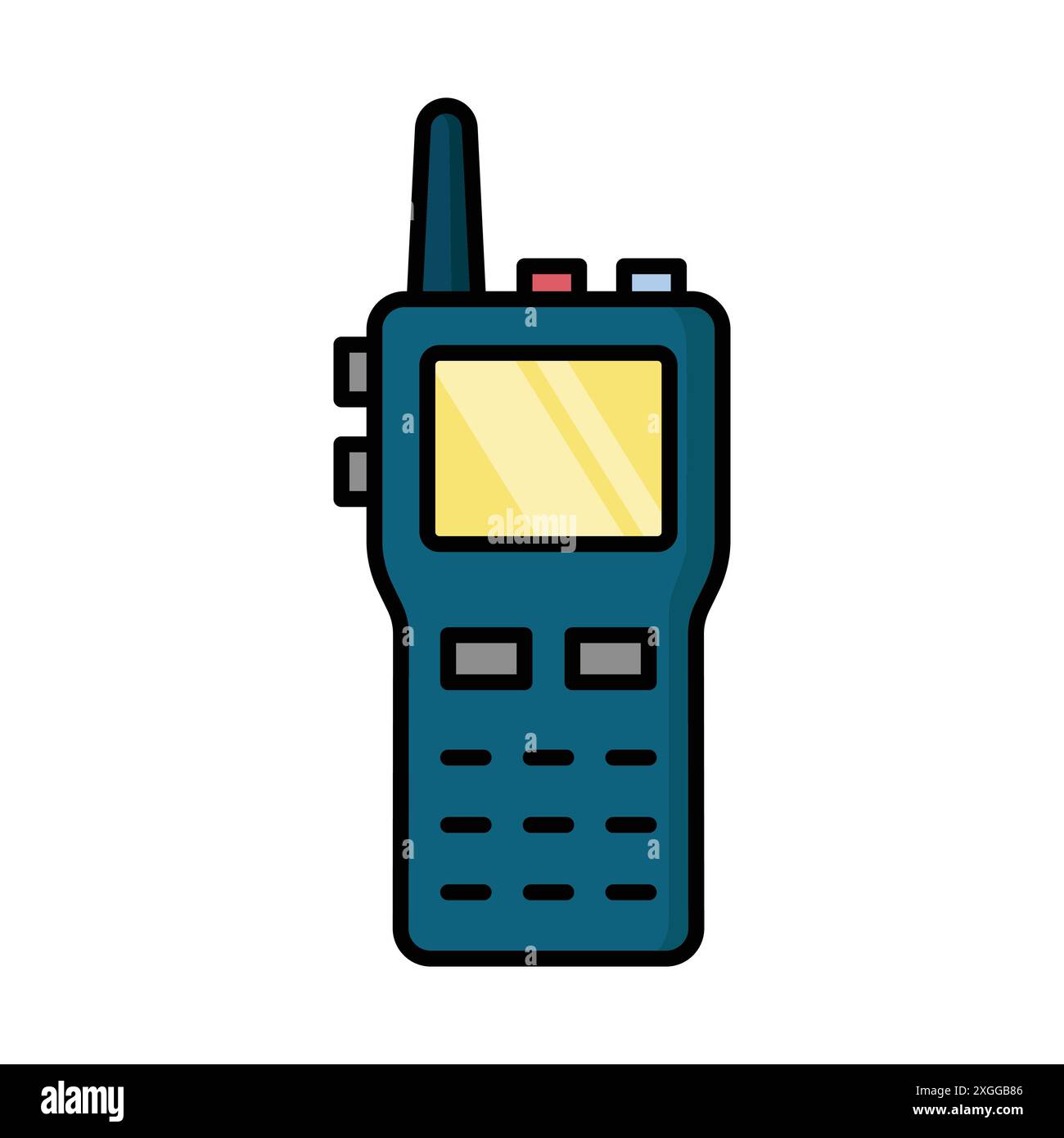 walkie talkie icon vector design template in white background Stock ...