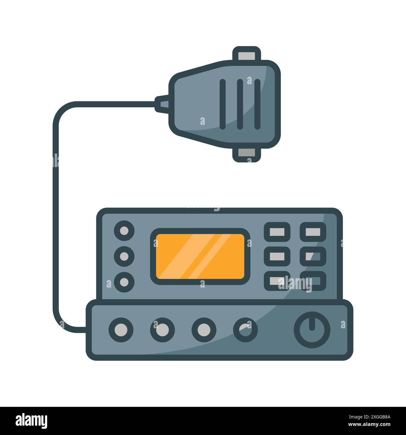 radio transmitter icon vector design template in white background Stock ...