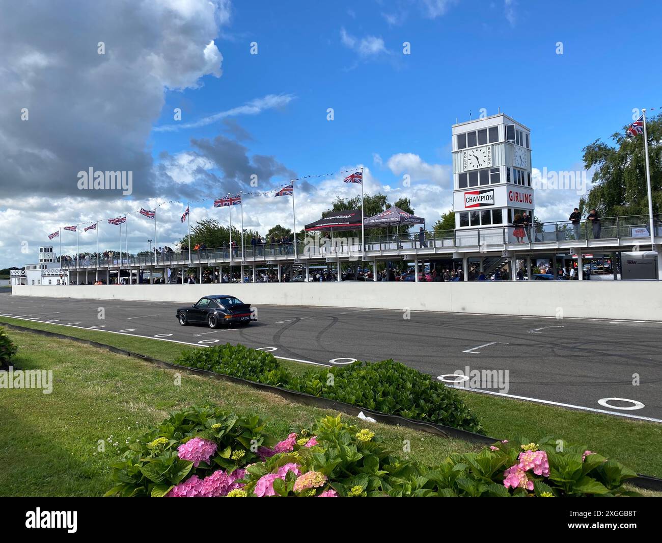 Flat6 show. Set on the nostalgic lawns of Goodwood Motor Circuit, Flat ...