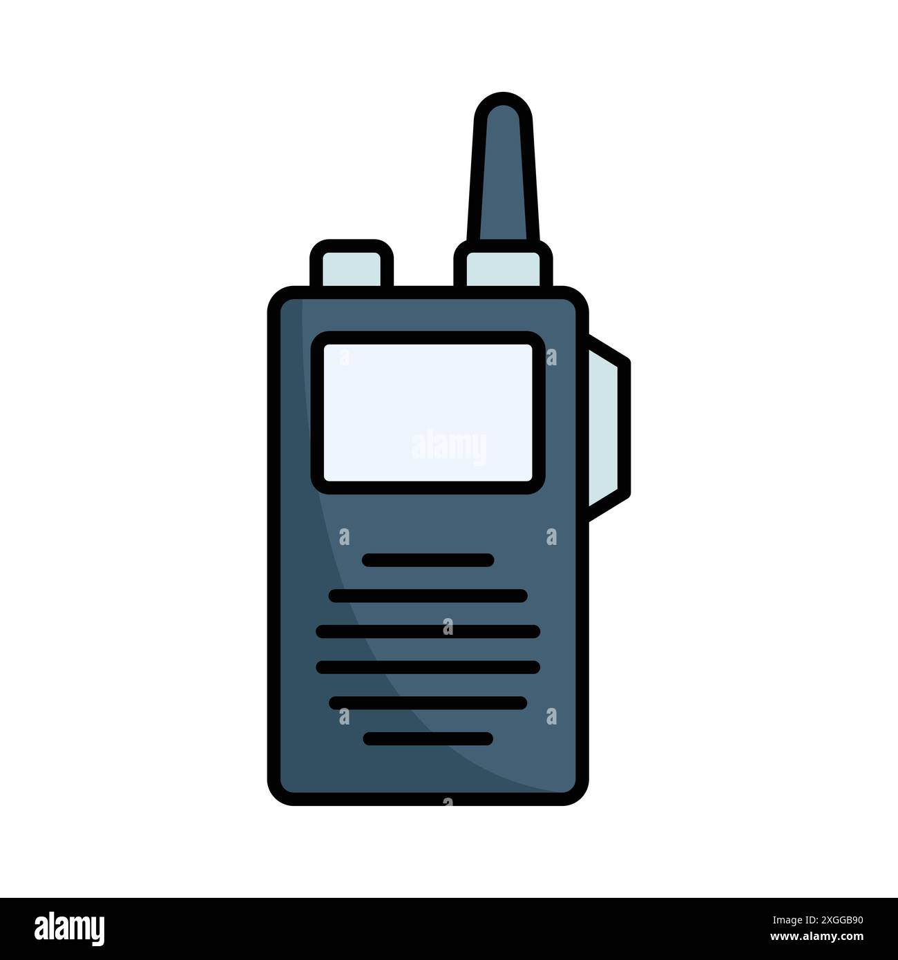 walkie talkie icon vector design template in white background Stock ...
