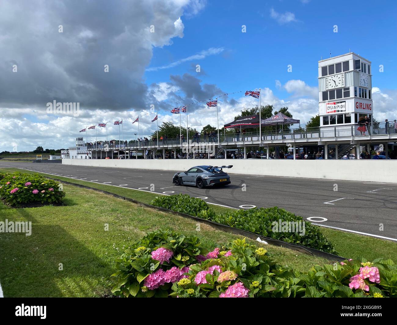 Flat6 show. Set on the nostalgic lawns of Goodwood Motor Circuit, Flat ...