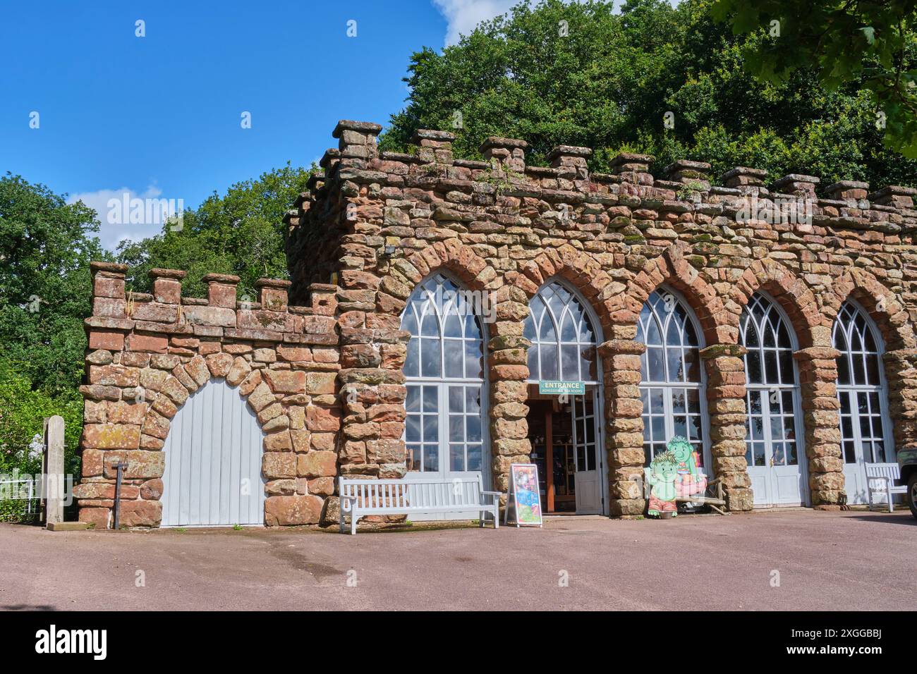 The Orangery, Entrance to Hawkstone Follies, Hawkstone Park, Weston ...
