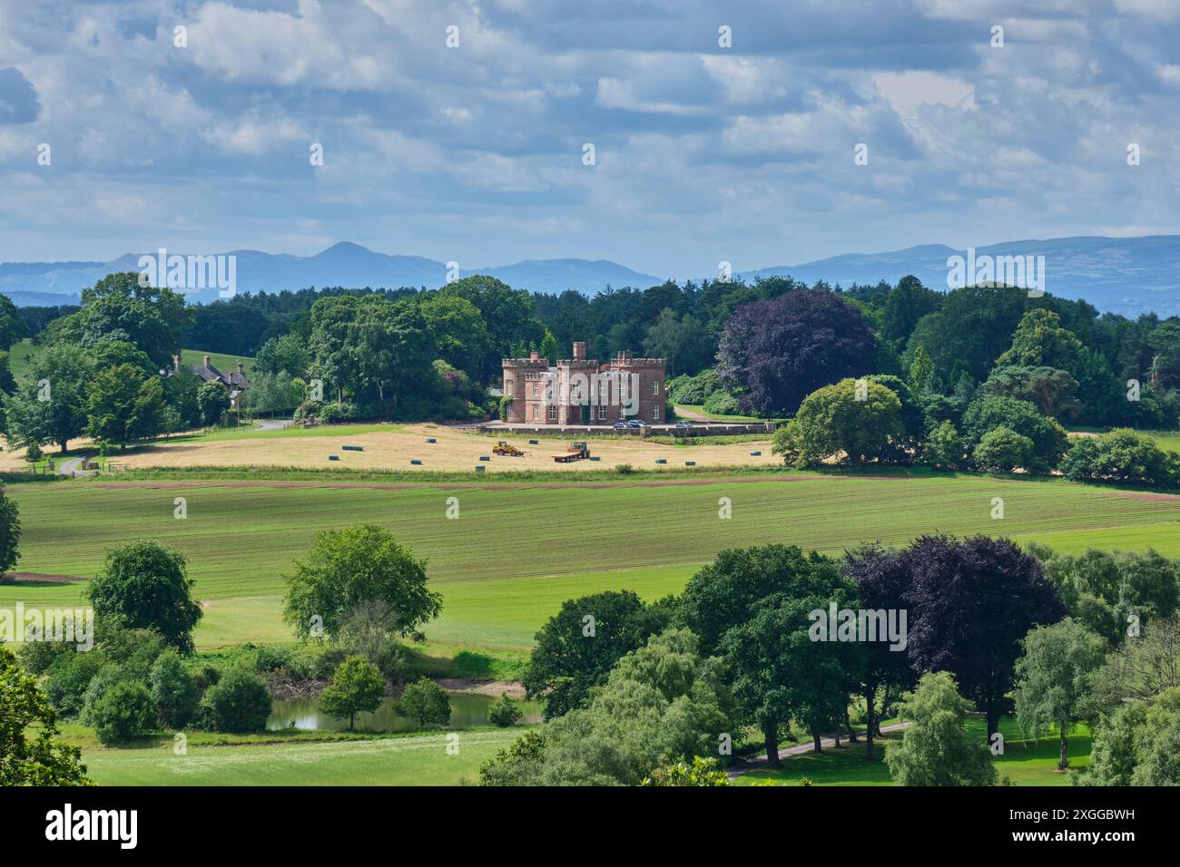 The Citadel seen from Hawkstone Follies, Hawkstone Park, Weston-under ...