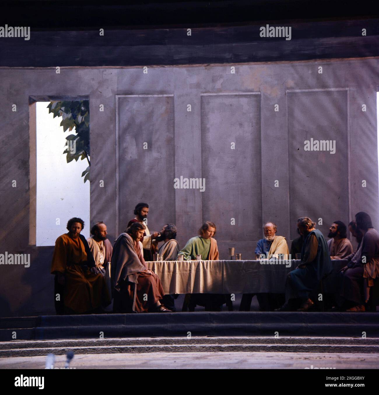 theatre / theater, Passion plays, last supper, Oberammergau, 1970 ...