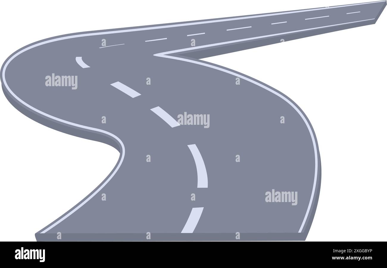 Highway leading Stock Vector Images - Alamy