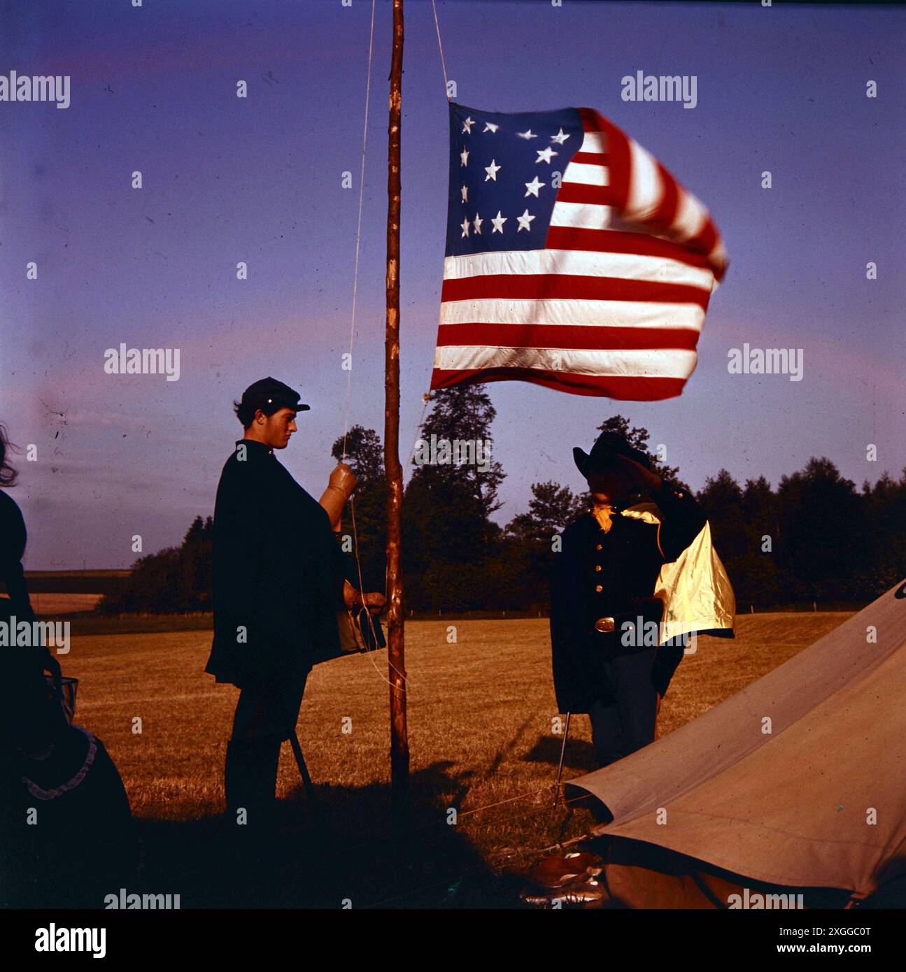 1970s american flag hi-res stock photography and images - Alamy