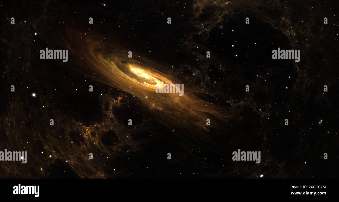 Formation of the solar system, gas and dust contracts under gravity. 3d ...