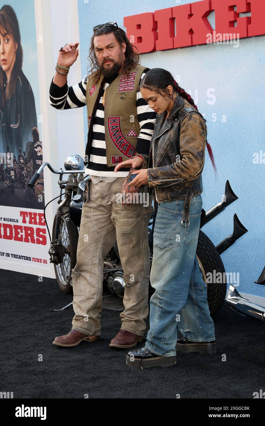 LOS ANGELES - JUN 17: Lola Iolani Momoa, Jason Momoa at “The Bikeriders ...