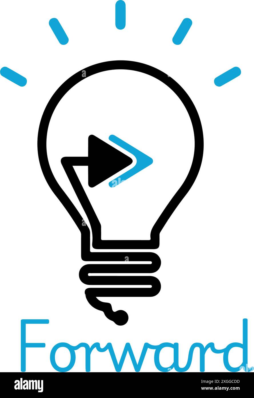 Forward Now Icon Stock Vector Image & Art - Alamy