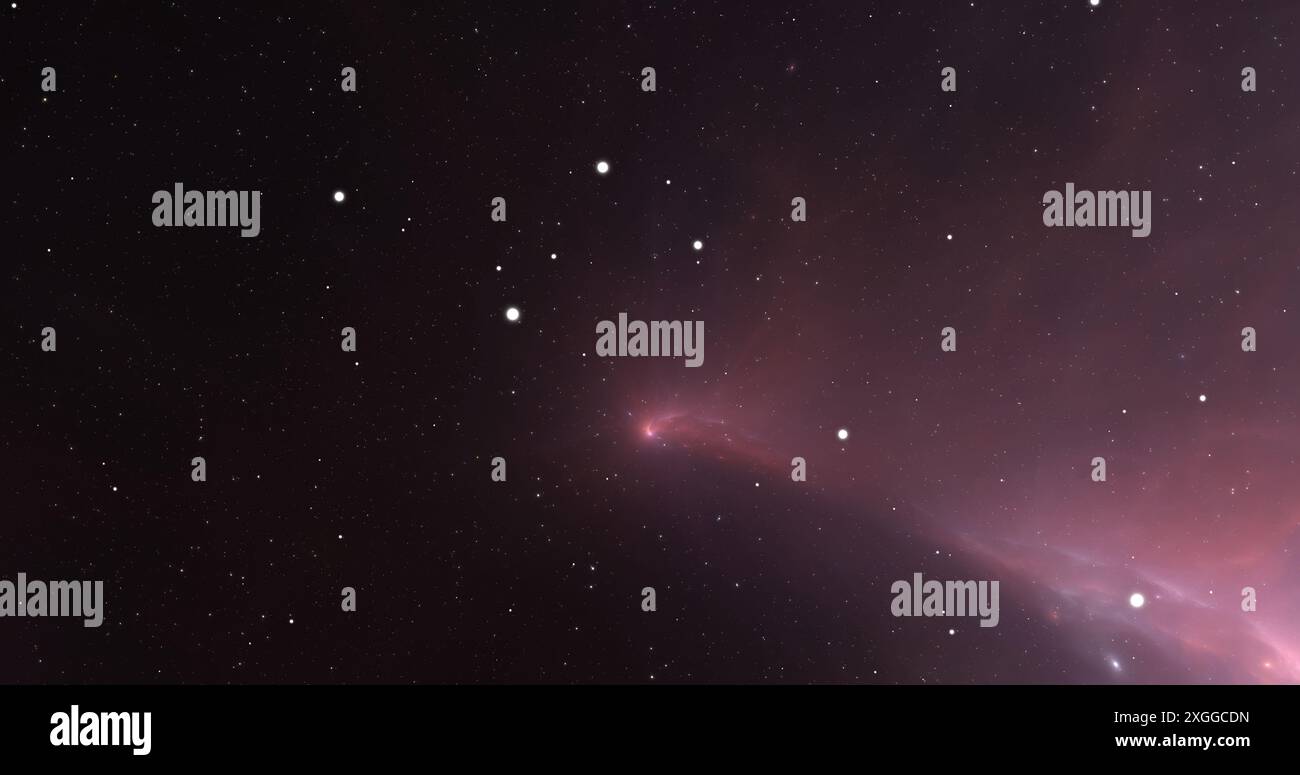 Space background with nebula and shining stars. Giant interstellar ...