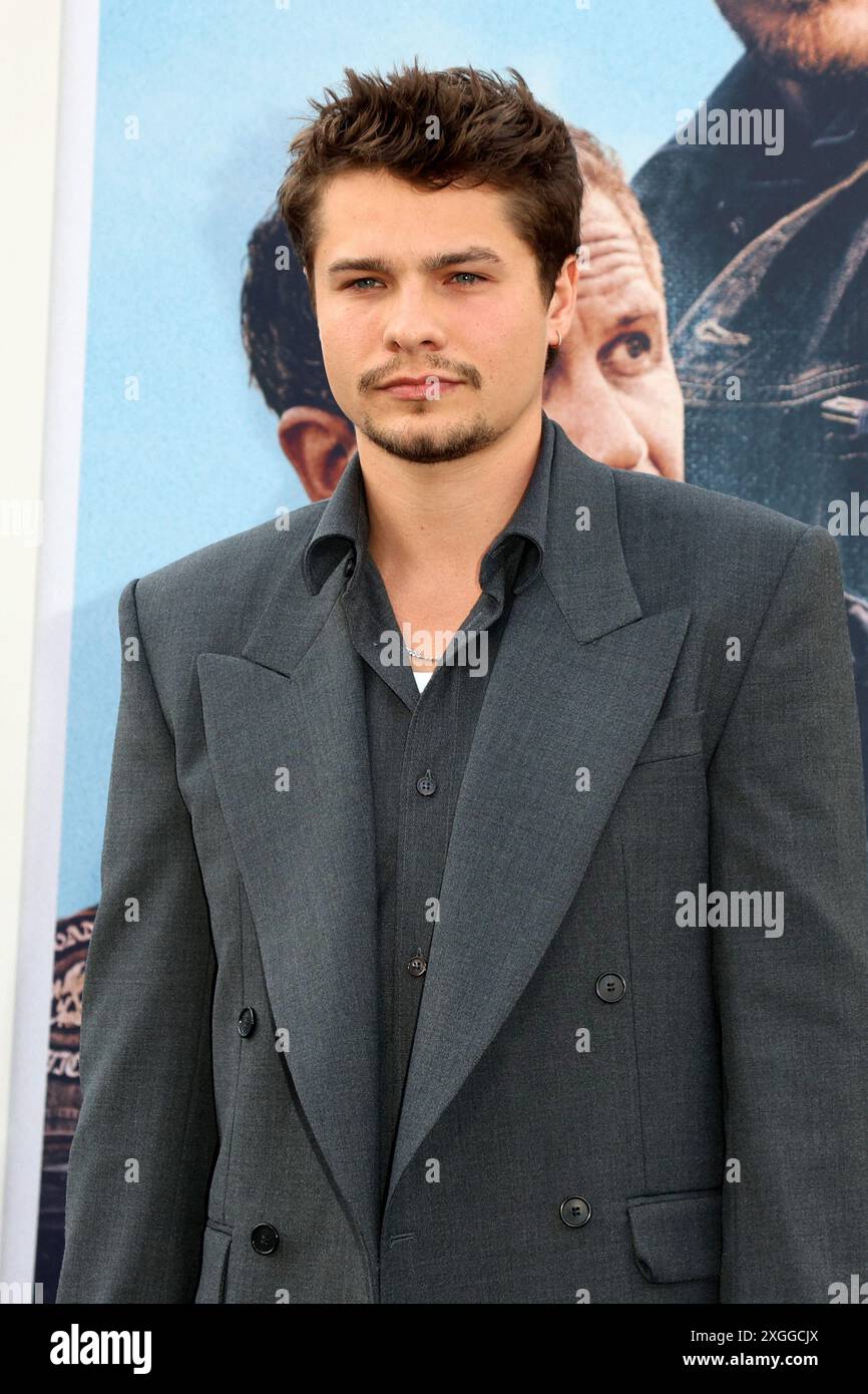 LOS ANGELES - JUN 17: Toby Wallace at “The Bikeriders” Premiere at the TCL Chinese Theater IMAX ...