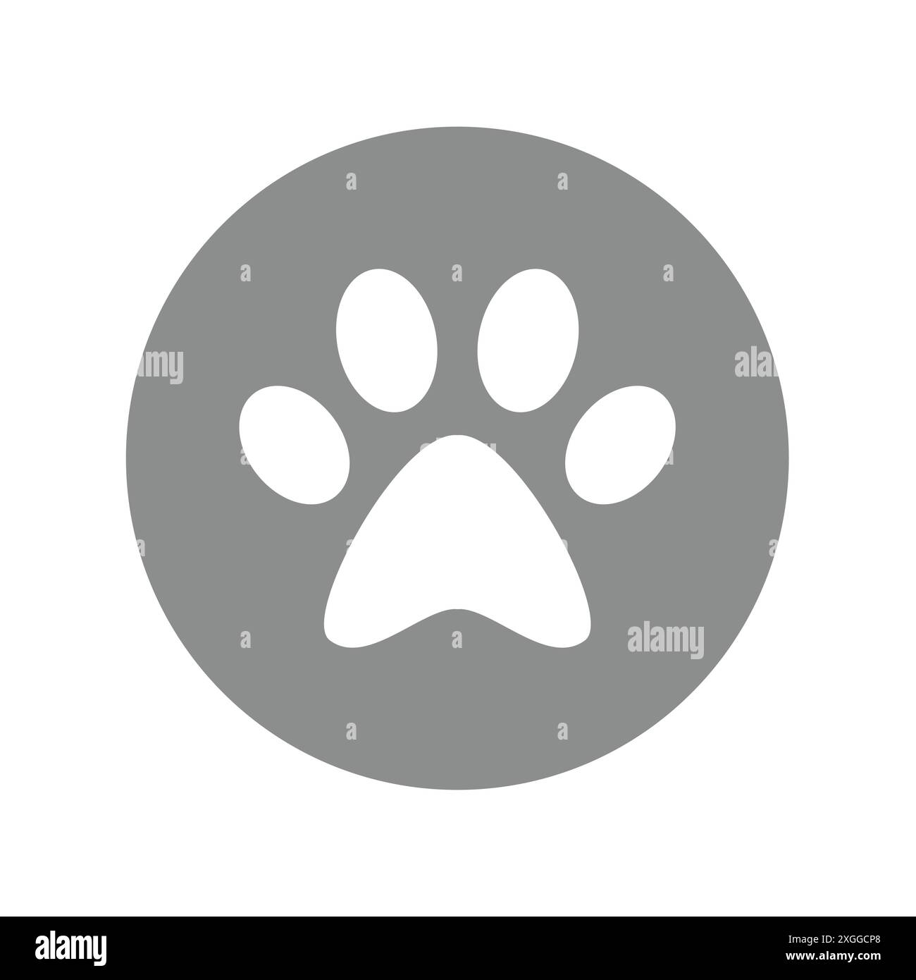 Dog footprint Stock Vector Images - Alamy