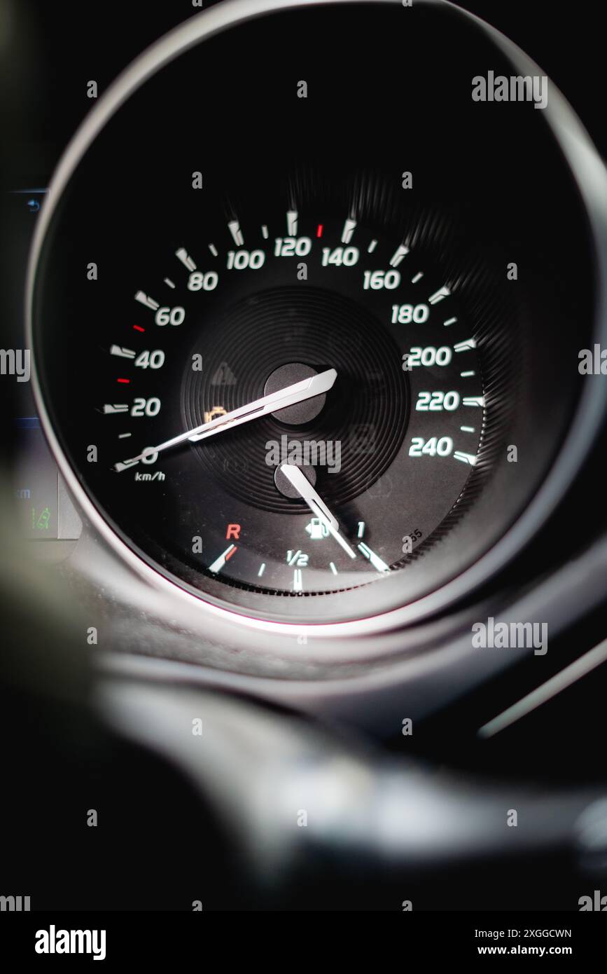speedometer, tacho, car, fuel gauge, vehicle, steering wheel, display ...