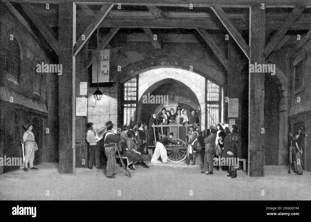 theatre / theater, opera, "Andre Chenier", by Umberto Giordano ...