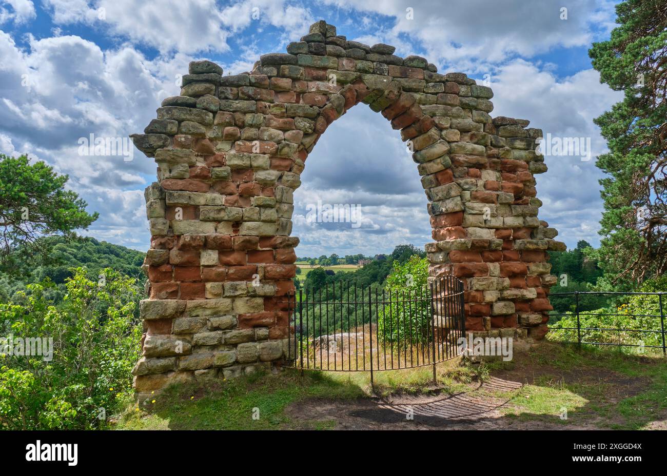 The Grotto Arch on Grotto HIll at Hawkstone Follies, Hawkstone Park ...