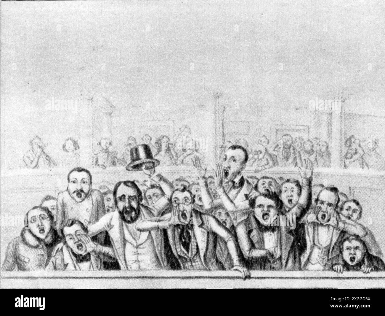 Audience booing theatre hi-res stock photography and images - Alamy