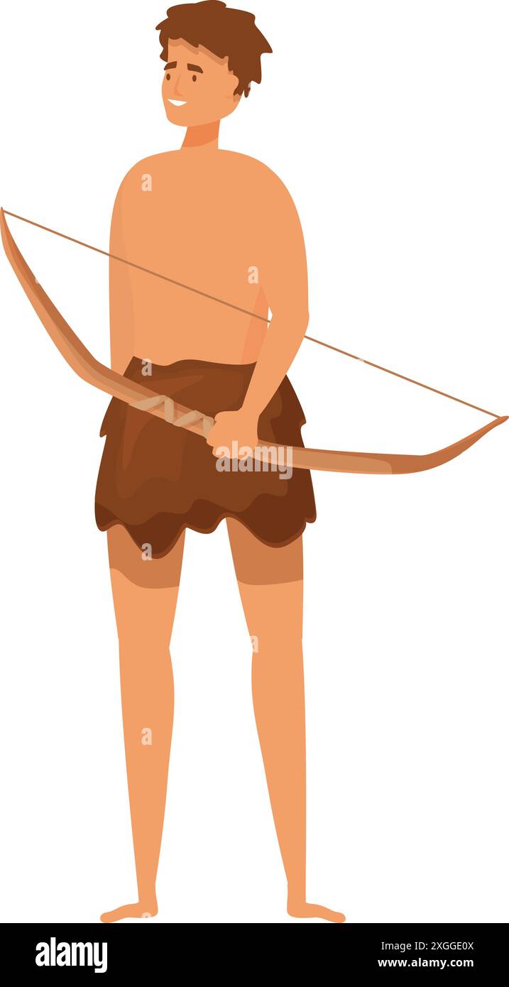 Standing man bow and arrow Stock Vector Images - Alamy
