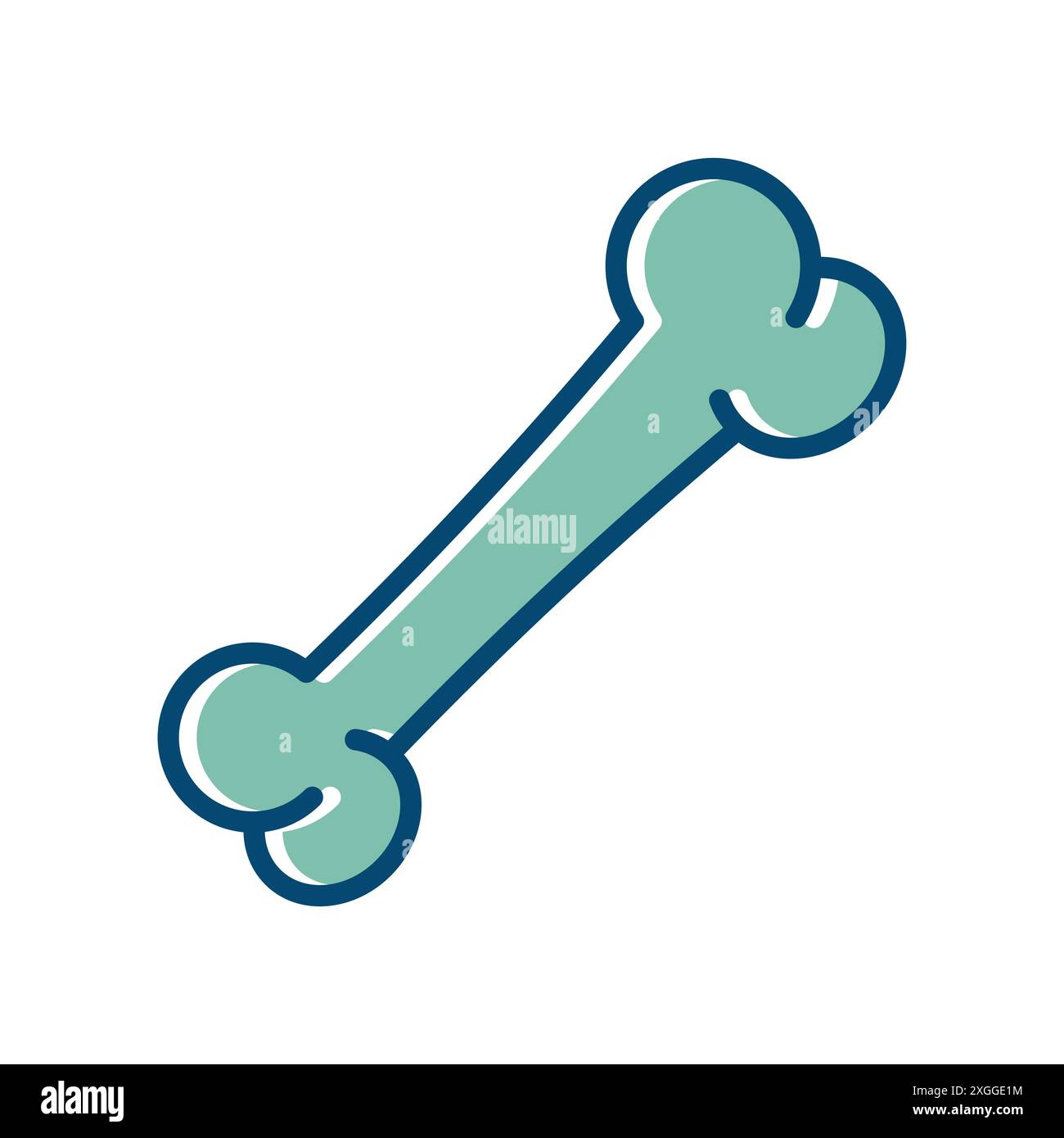 bone icon vector design template in white background Stock Vector Image ...