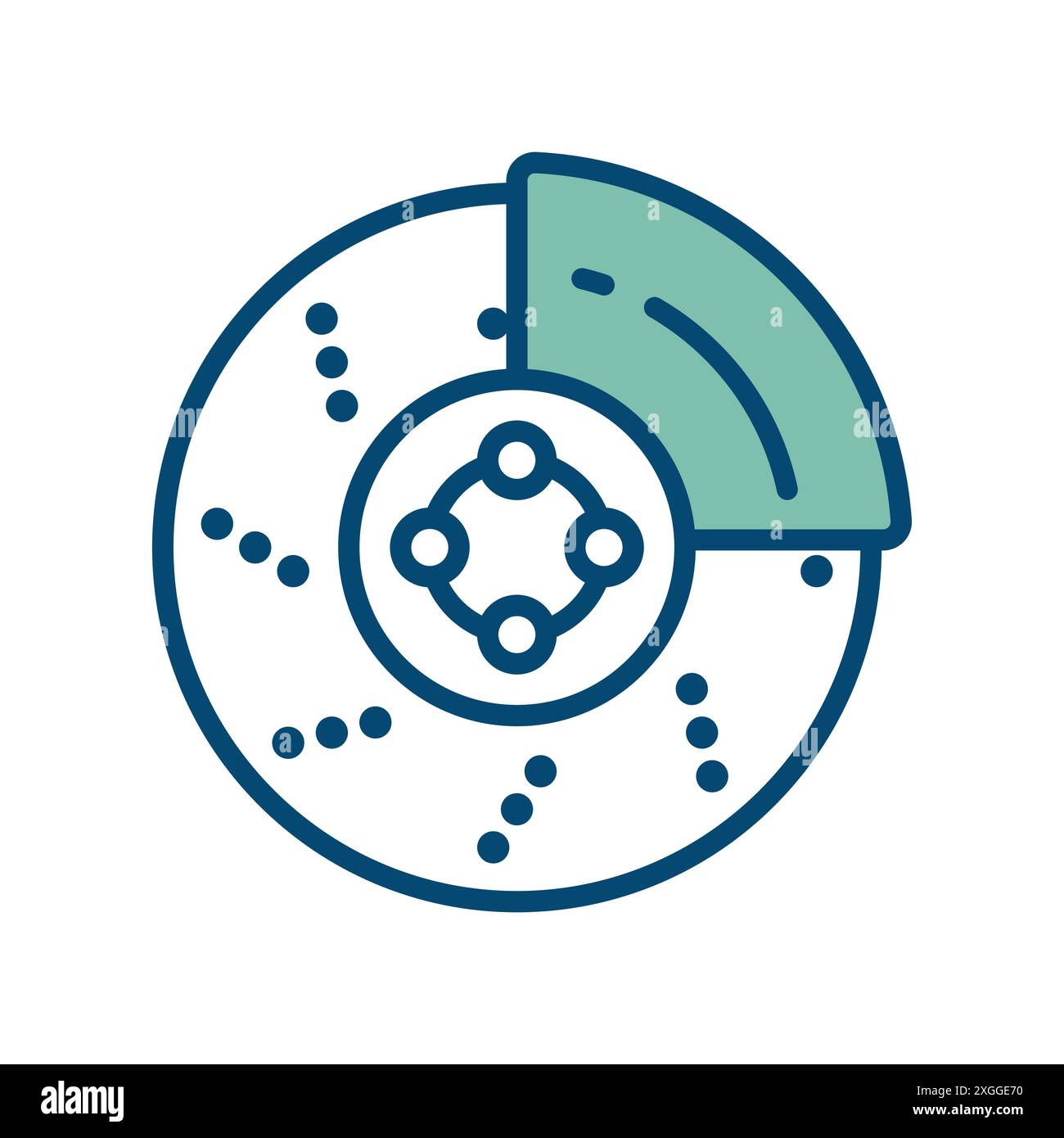 brake icon vector design template in white background Stock Vector ...