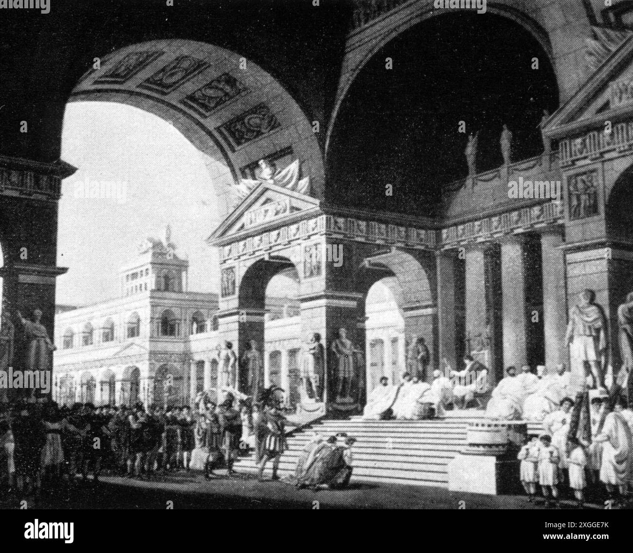 theatre / theater, opera, "La clemenza di Tito", of Wolfgang Amadeus ...