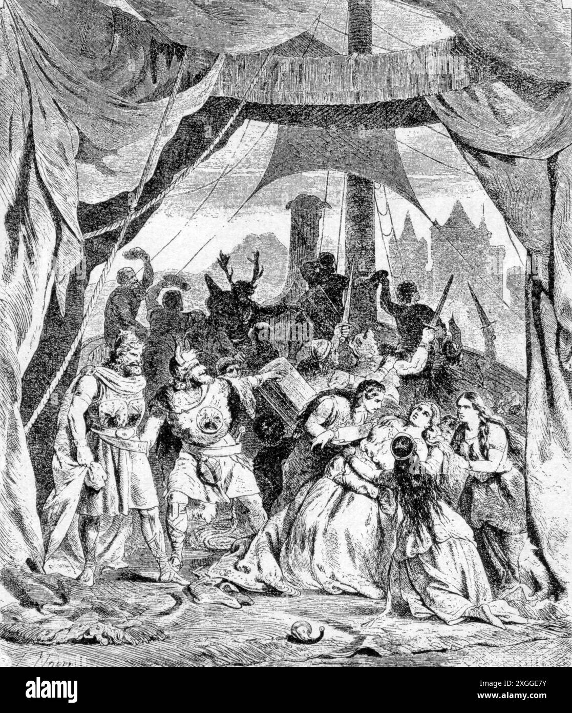 theatre / theater, opera, "Tristan and Isolde, by Richard Wagner, world ...