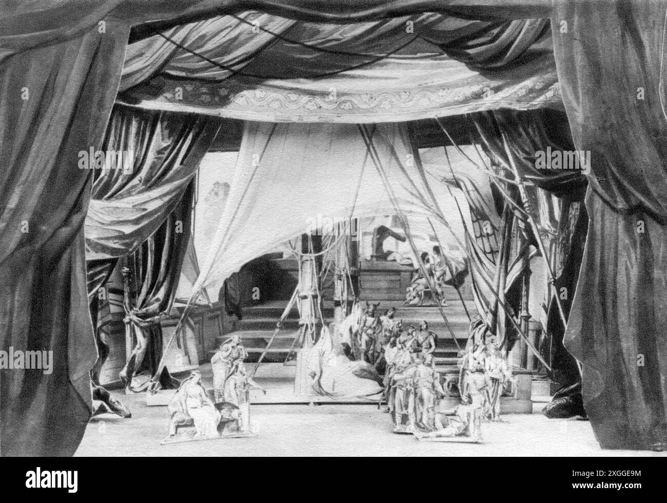 theatre / theater, opera, "Tristan and Isolde", by Richard Wagner ...