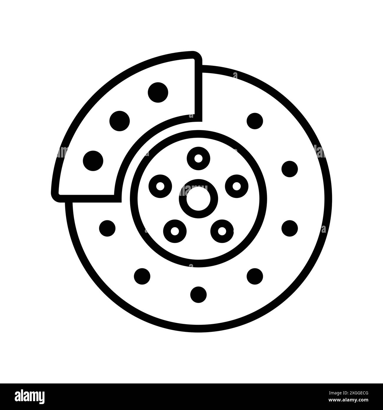 brake icon vector design template in white background Stock Vector ...