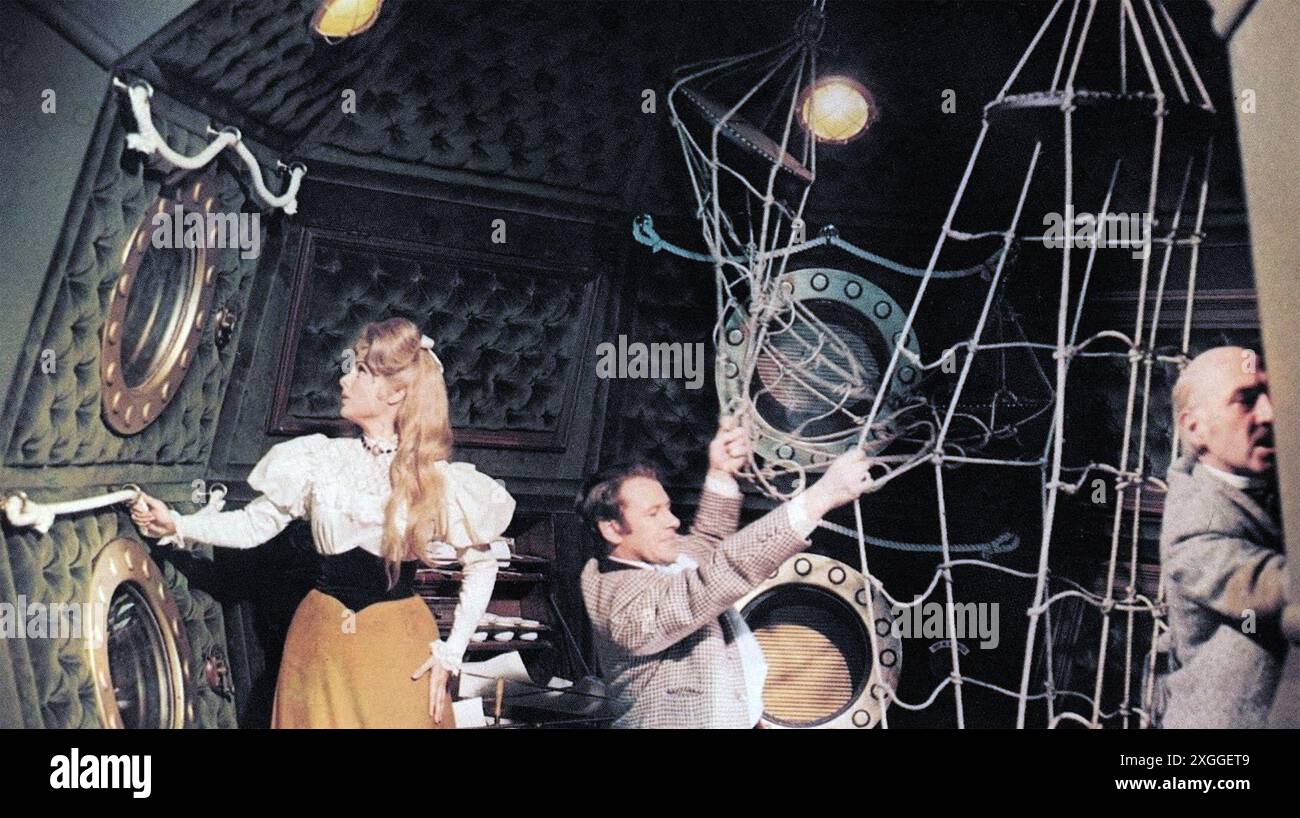 FIRST MEN IN THE MOON 1964 Columbia Pictures film with from left ...