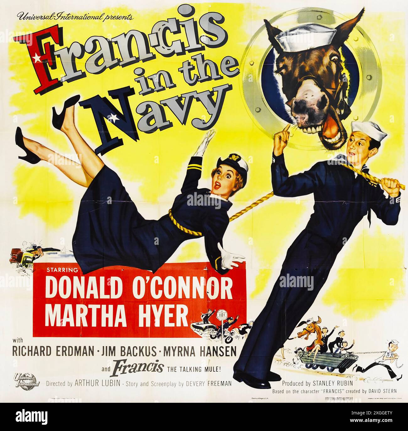 FRANCIS IN THE NAVY 1955 Universal-International film with Martha Hyer ...