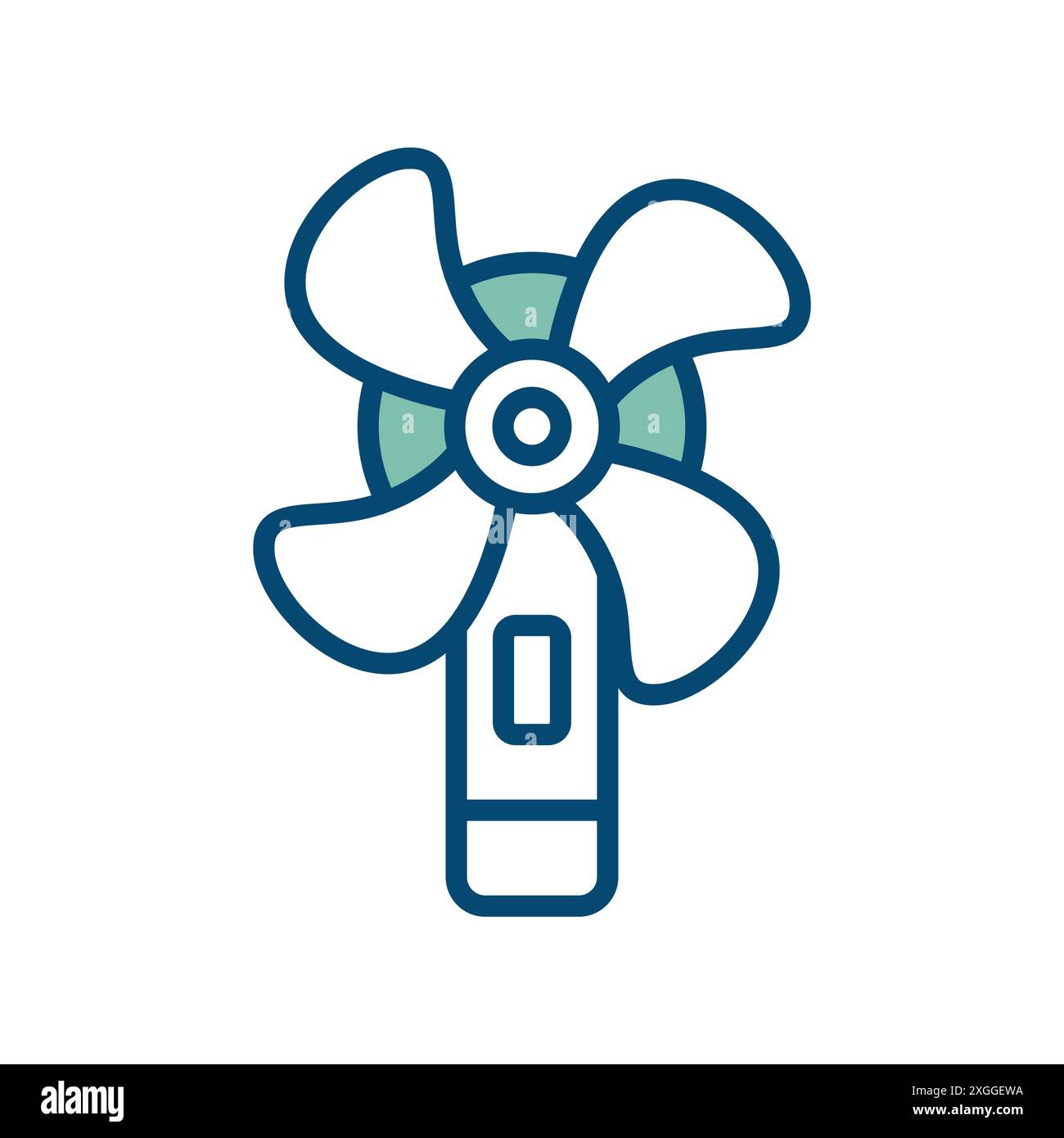 electric fan icon vector design template in white background Stock ...