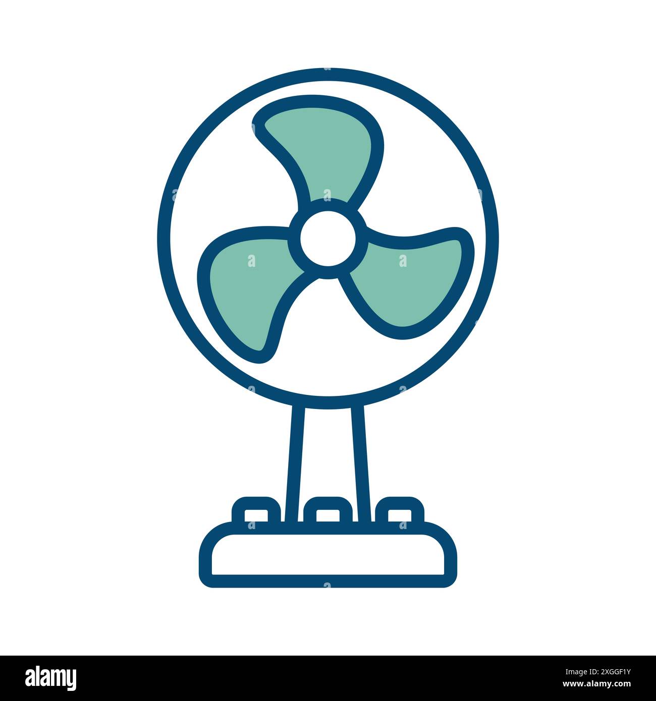 electric fan icon vector design template in white background Stock ...