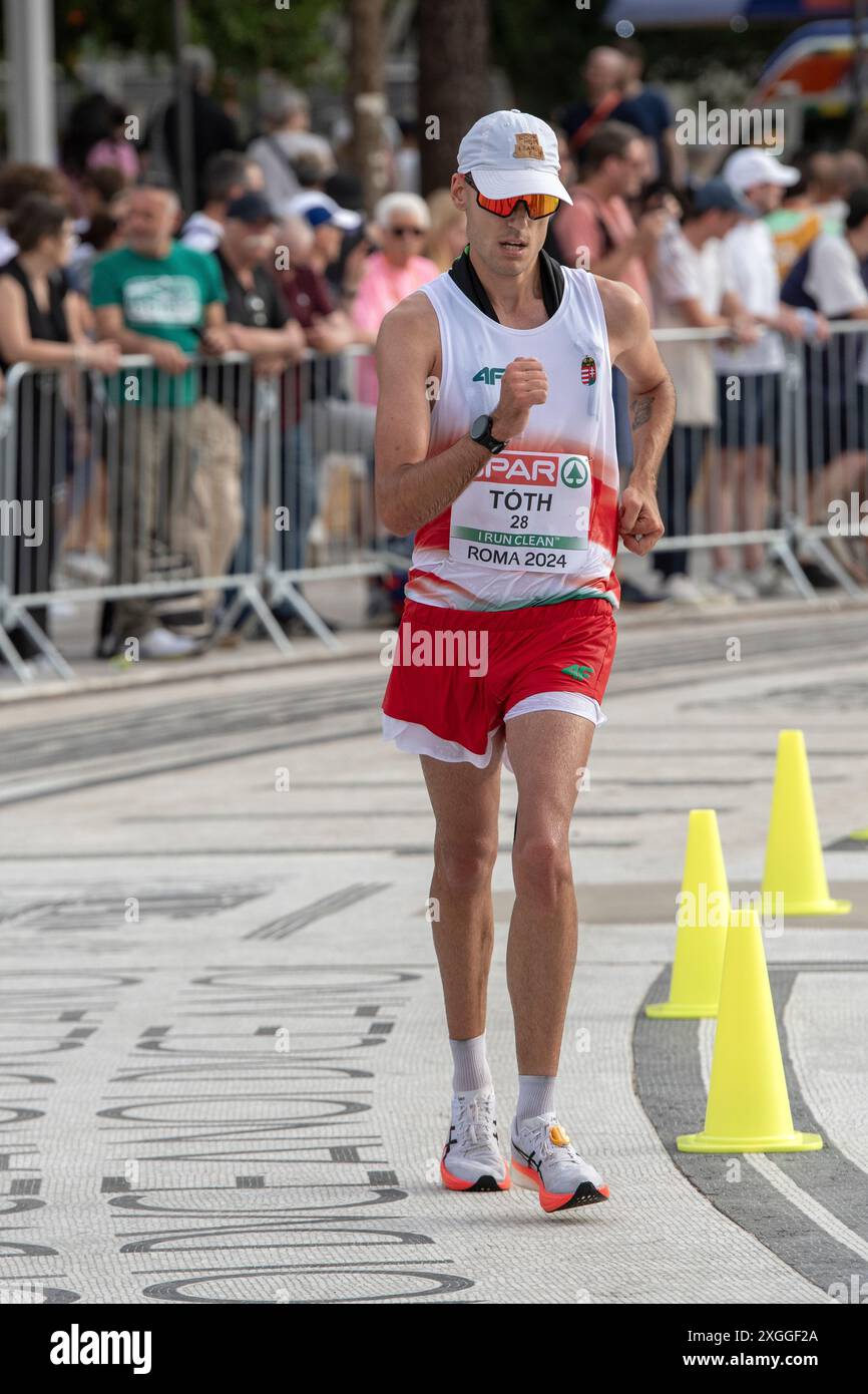 Norbert Toth (Hungary) during the 20Km race walk men at European ...